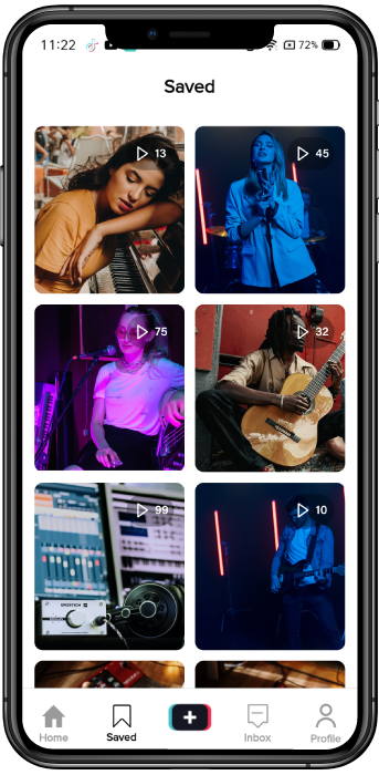 Tictic Flutter - IOS And Android media app for creating and sharing short videos by qboxus